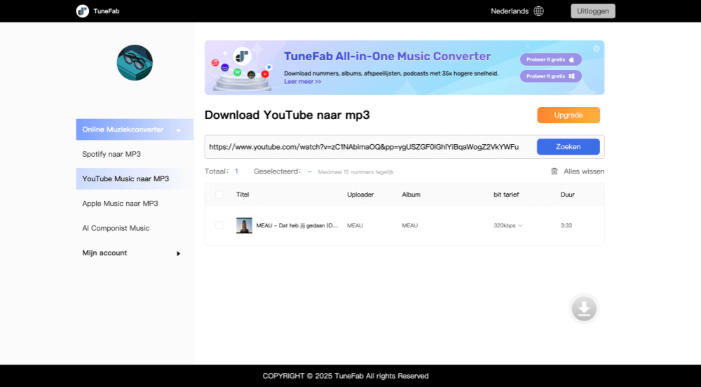 Muziek downloaden van YouTube naar USB (pc/telefoon)